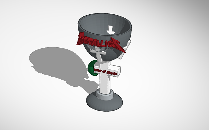 3D design MASTER OF PUPPETS - Tinkercad