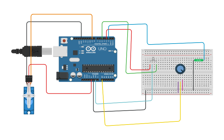 Circuit design Ejercicio 2 - Tinkercad