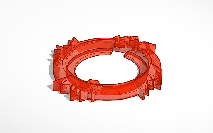 3D design Flame Frame - Tinkercad