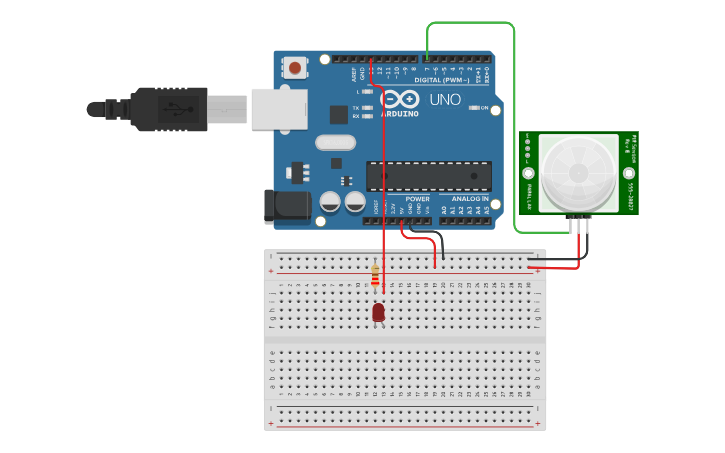 Circuit design censor - Tinkercad