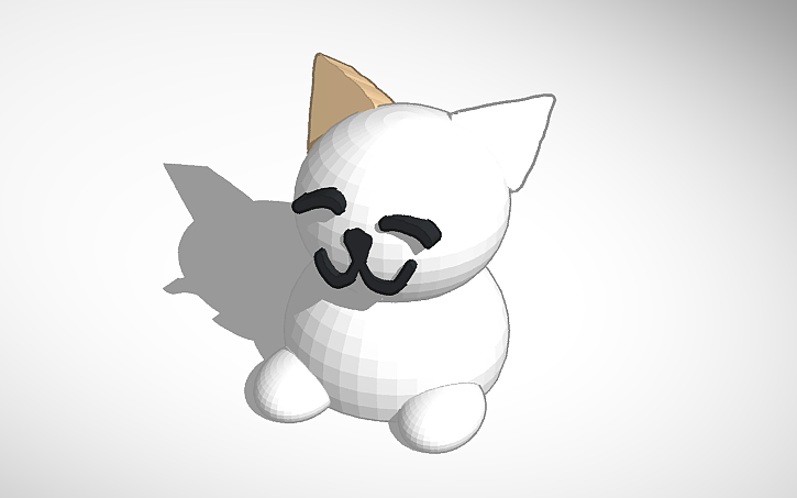 3D design Cat - Tinkercad