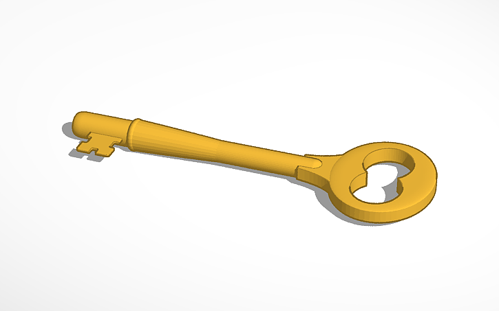 3D design SCP-005 (Skeleton Key) - Tinkercad