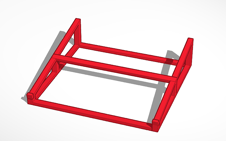 3D design Computer Stand - Tinkercad