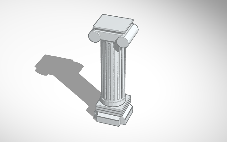 3D design Pillar - Tinkercad