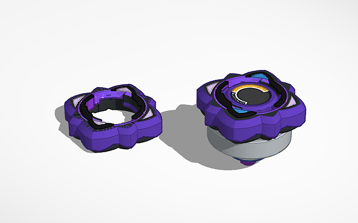 3D design beyblade - Tinkercad