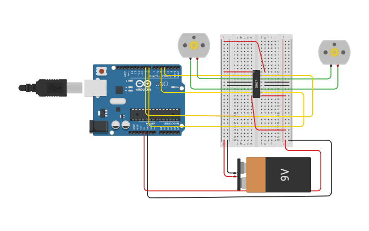 Circuit design IOT - Tinkercad
