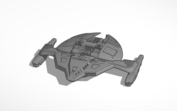 3D design Jem'Hadar Fighter - Tinkercad