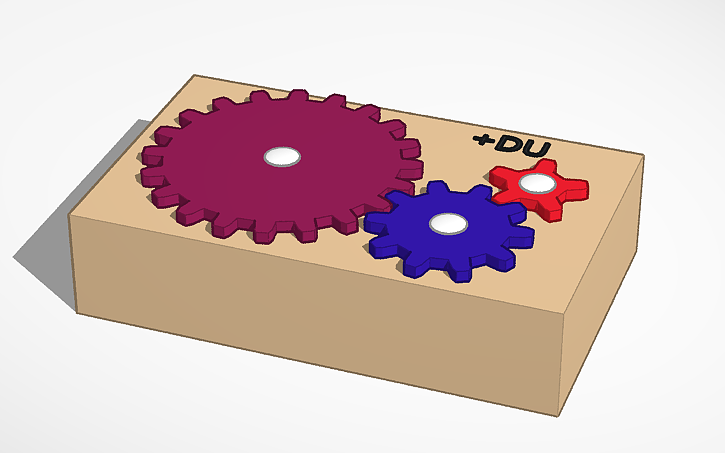 3D design GearBox V2 - Tinkercad