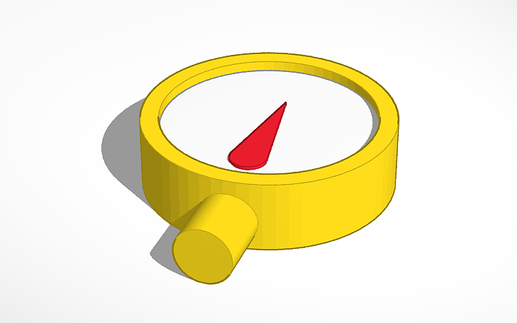3D design Hudson 4-49 Pressure Gauge 0-60 psi. - Tinkercad