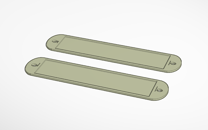 3D design Fascia Station Signs - Tinkercad