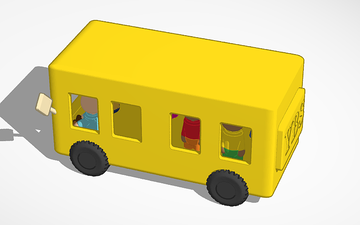 3D design YBS Bus - Tinkercad