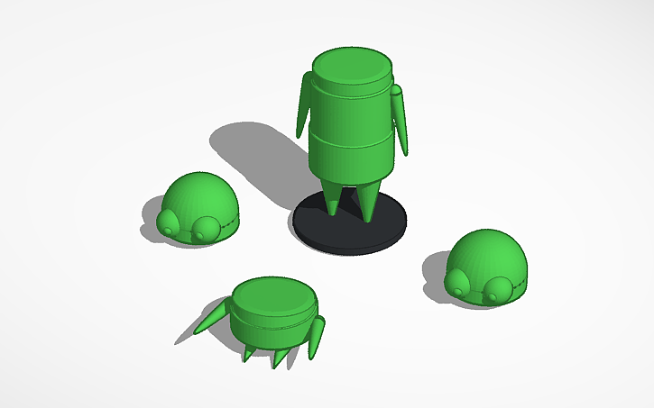 3D design R.E.P.O. SemiBot - Tinkercad