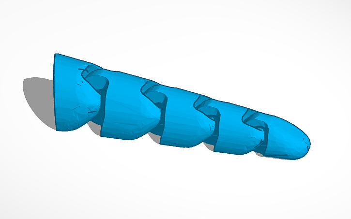 3D design leg - Tinkercad