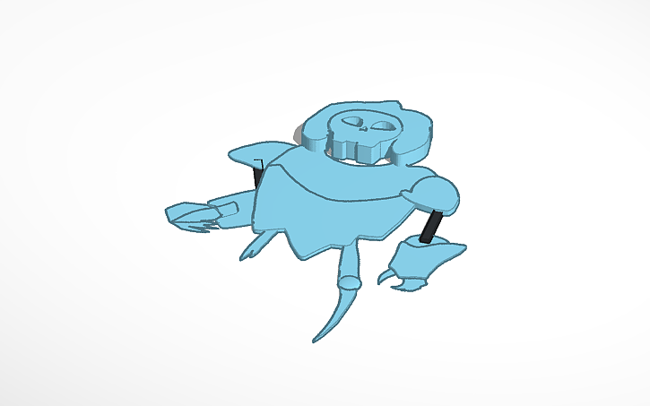 3D design Korblox Progress - Tinkercad