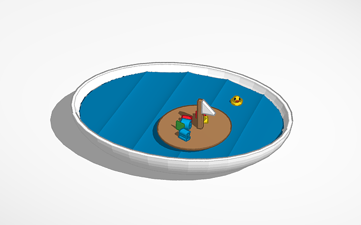 3D design Google Boat - Tinkercad