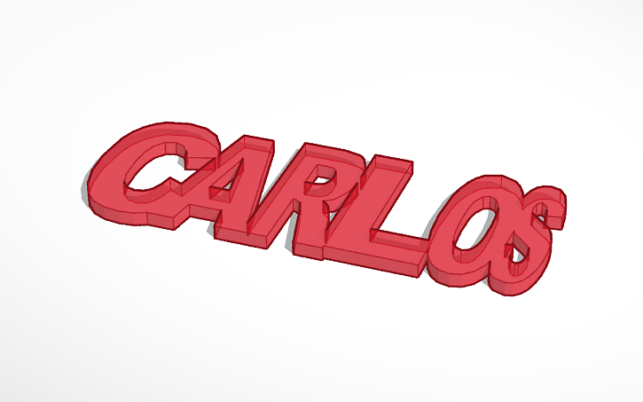 3D design carlos, more videos - Tinkercad