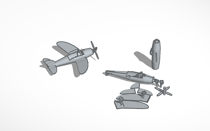 3D design Airplane - Tinkercad