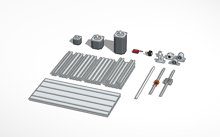3D design The CNC Parts Store - Tinkercad