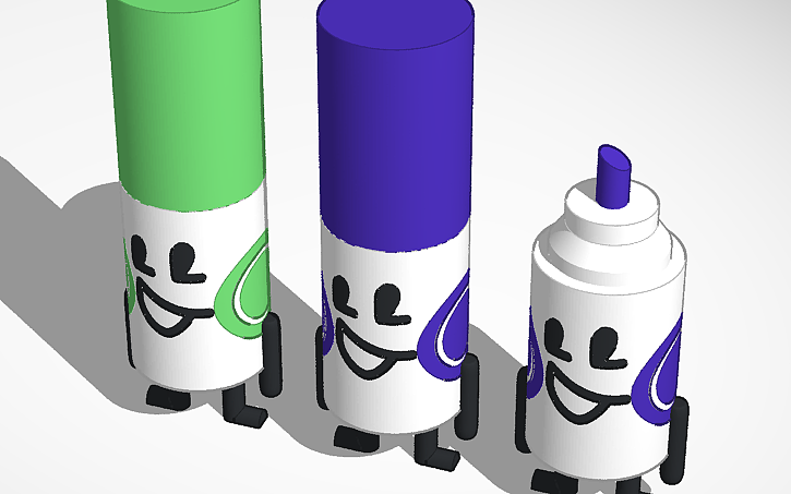 3D design Marker Variations - Tinkercad