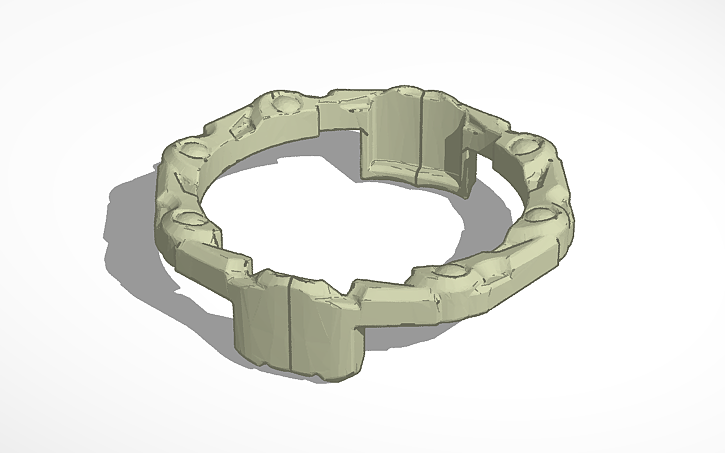 3D design omega armor - Tinkercad