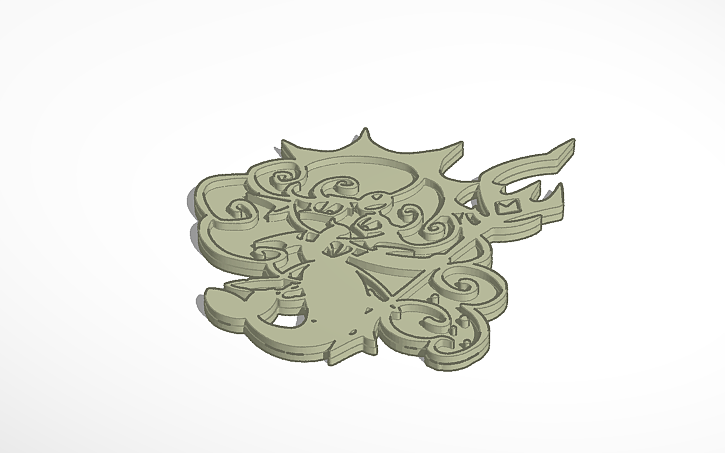 3D design Black Pearl Cookie - Tinkercad