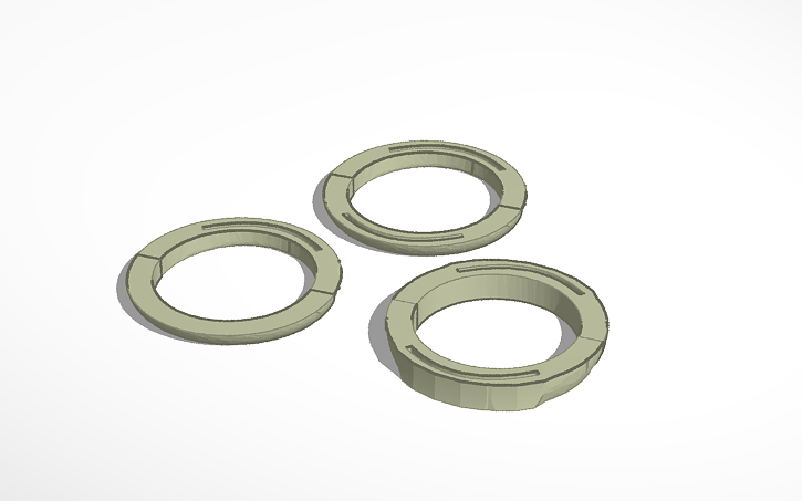 3D design nfc / rfid ring - Tinkercad