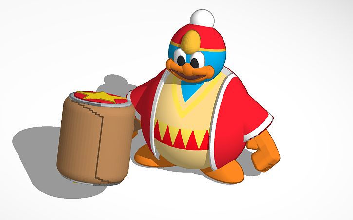 3D design King Dedede (last design) - Tinkercad