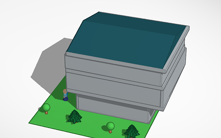 3D design Copy of House Challenge - Tinkercad