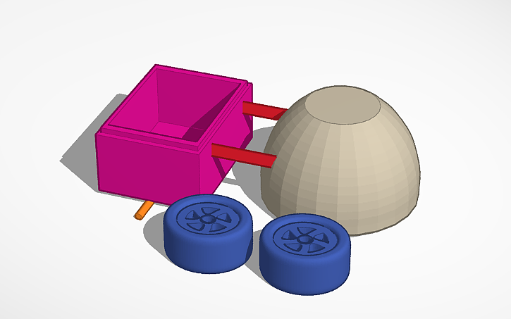 3D design Dome for Tractor - Tinkercad