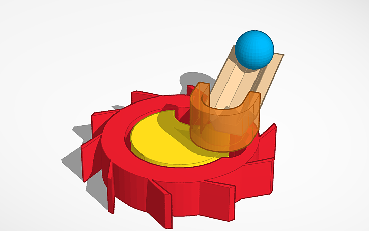 3D design Keyed Rotation SIM LAB - Tinkercad