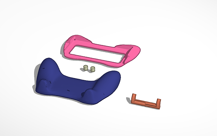 3D design Phone game controller (iPhone XS Max w/ Case) - Tinkercad