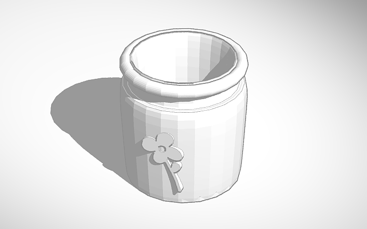 3D design Flower Vase - Tinkercad