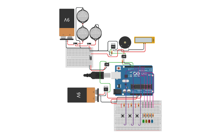 Circuit design ThrustMIT-Avionics-Task-Phase-2025-Project-1 - Tinkercad