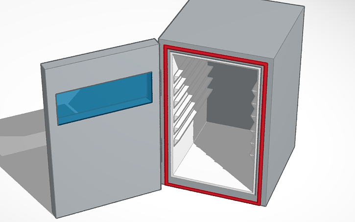 3D design freezer - Tinkercad