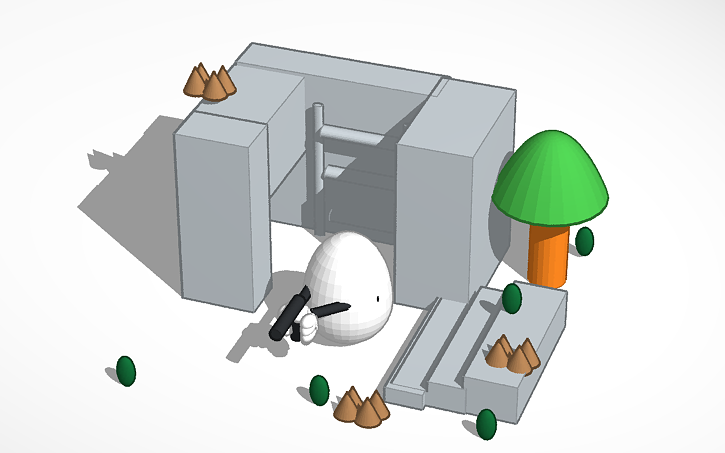 3D design shell shockers - Tinkercad