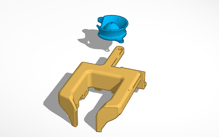 3D design 5015 Fan Velocity Stack for Petfang - Tinkercad