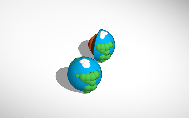 3D design earth - Tinkercad