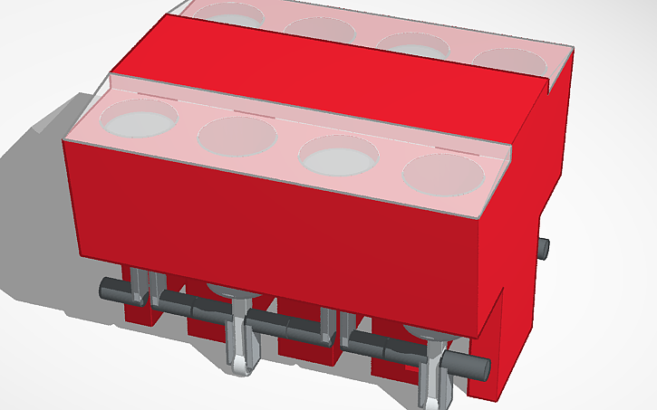 3D design Copy of Working V8 Engine - Tinkercad