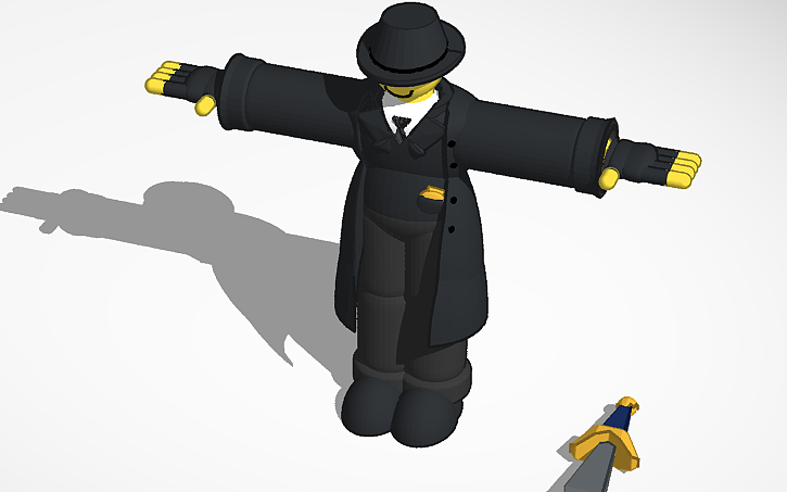 3D design Mafioso (Redesign-Styled) - Tinkercad