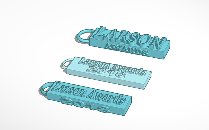 3D design LUKES KEY-CHAINS - Tinkercad