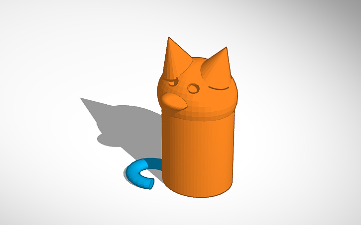 3D design Kot - Tinkercad