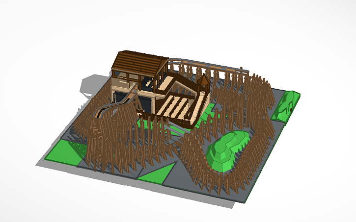 3D design Wooden Coaster - Tinkercad