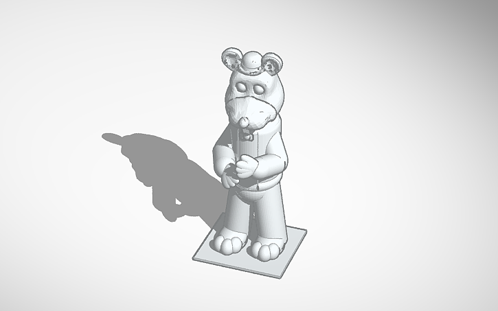 3D design chuck cyber (rocker stage) - Tinkercad