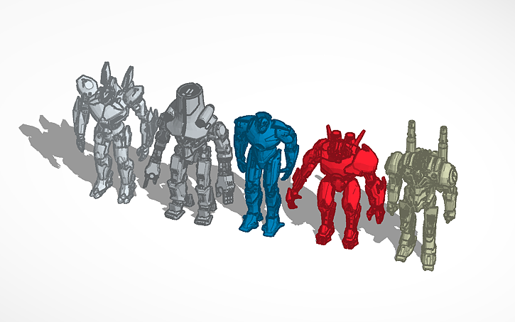 3D design Pacific Rim - Tinkercad
