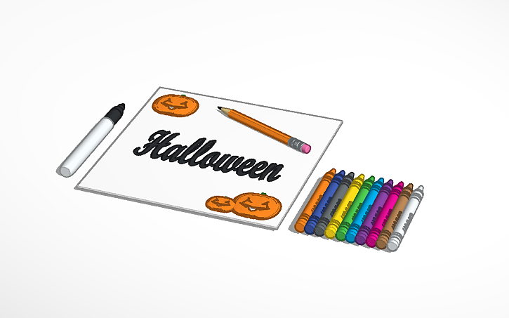 3D design Halloween - Tinkercad