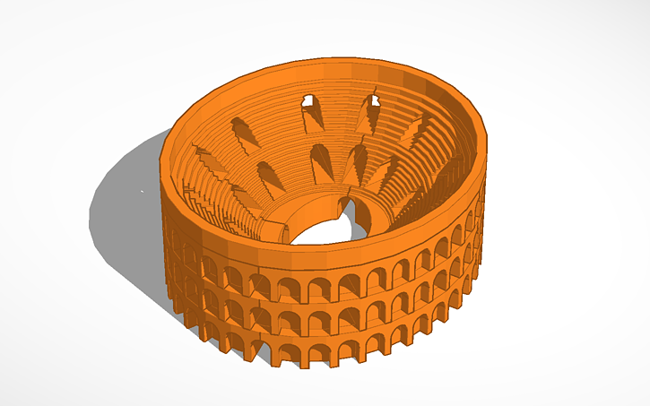 3D design Colosseum - Tinkercad