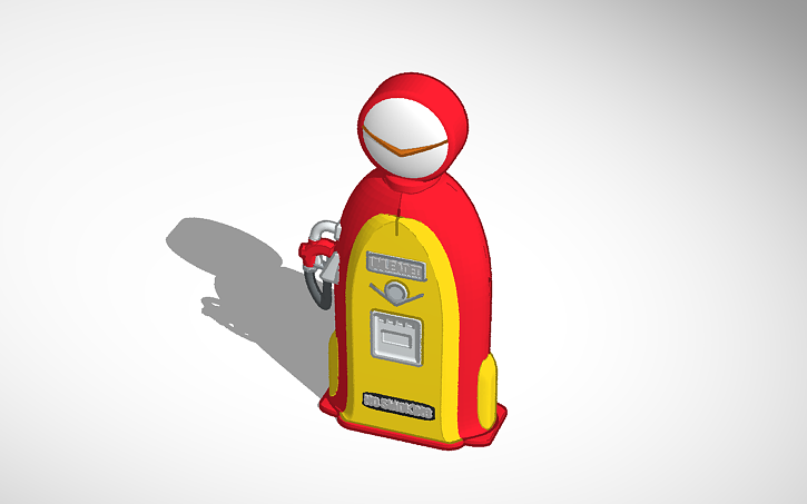 3D design Fortnite Gas Pump - Tinkercad