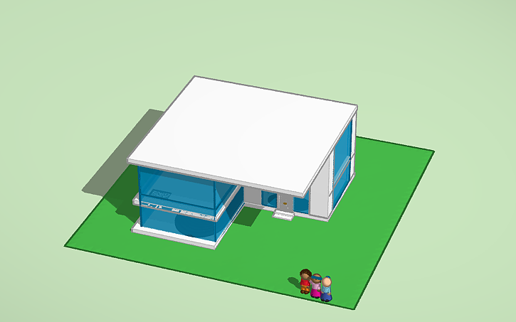 3D design Copy of House Challenge - Tinkercad