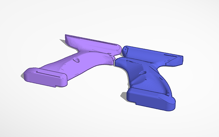 3D design Crosman 22xx Target Grips - Tinkercad