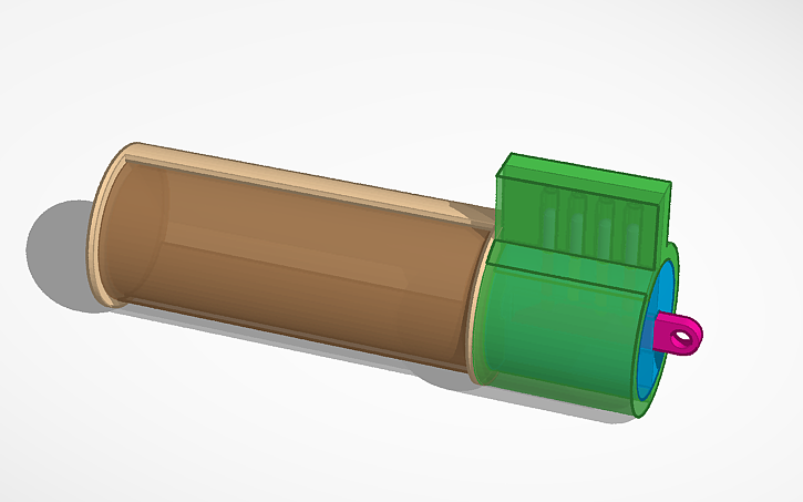 3D design Lock & Key Mechanism Lockbox - Tinkercad